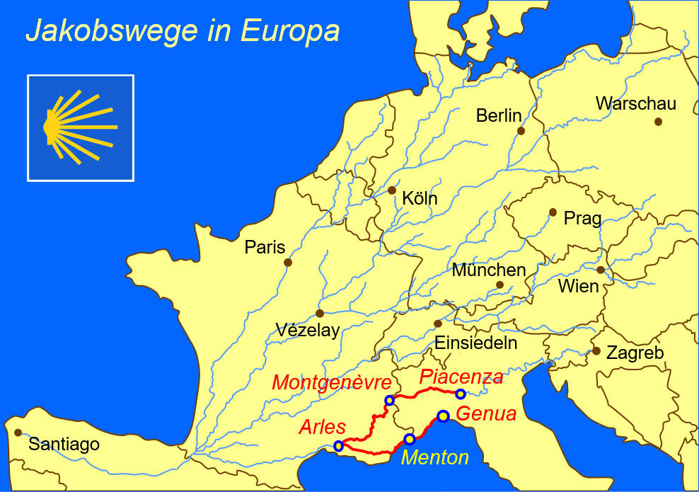 Via Aurelia und Via Domitia