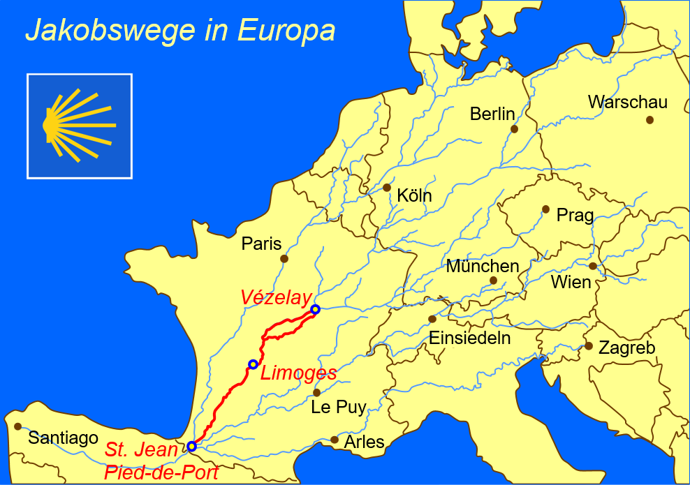 Jakobsweg Via Lemovicensis